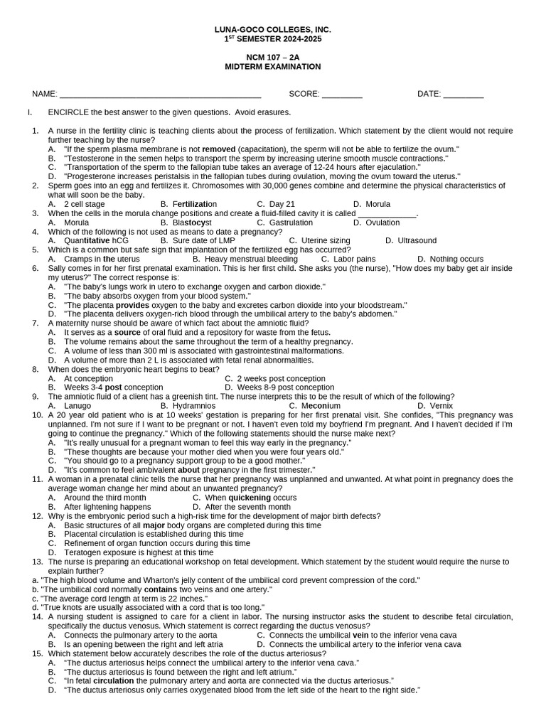 107 Midterms 2A | PDF