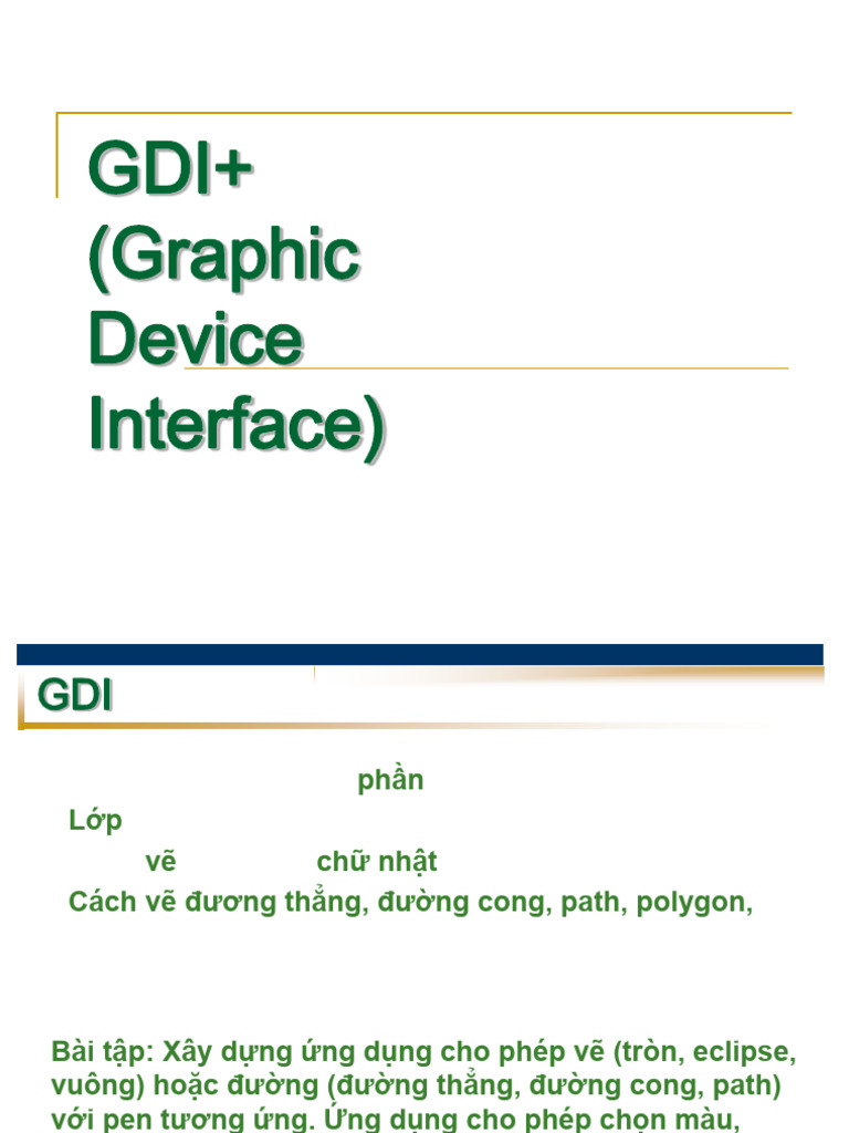 Chuong 5 - Lap Trinh GDI+ | PDF