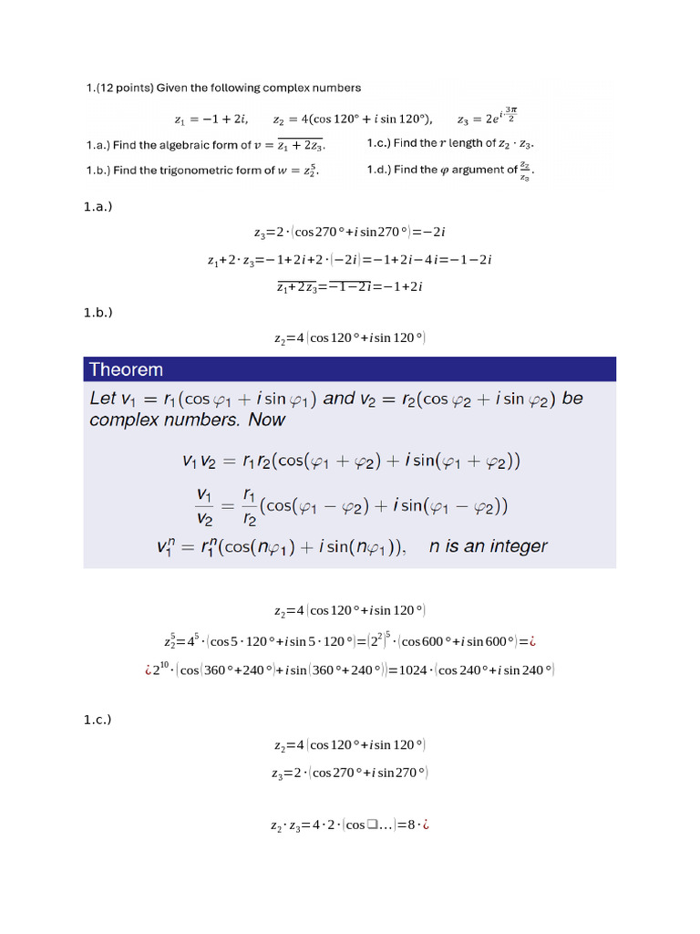 1st Mock - Solution - 1 - NEW | PDF