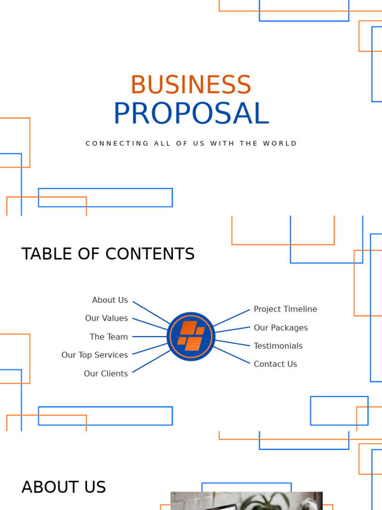 Modern and Minimal Business Proposal Presentation | PDF
