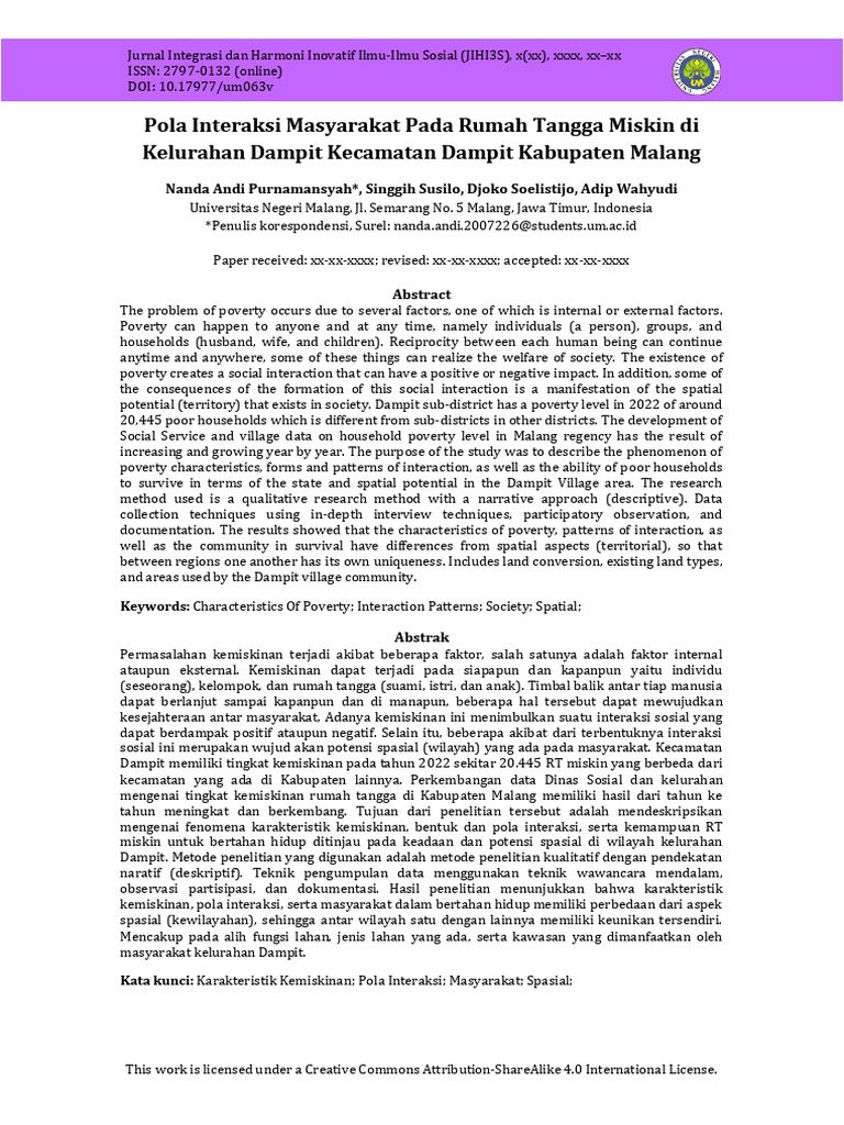 Nanda Andi | PDF | Indonesia | Social Science