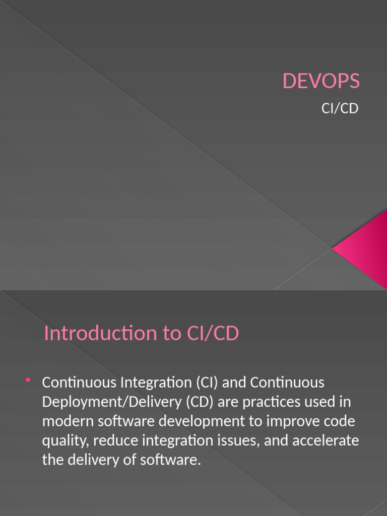 DevOps CICD | PDF
