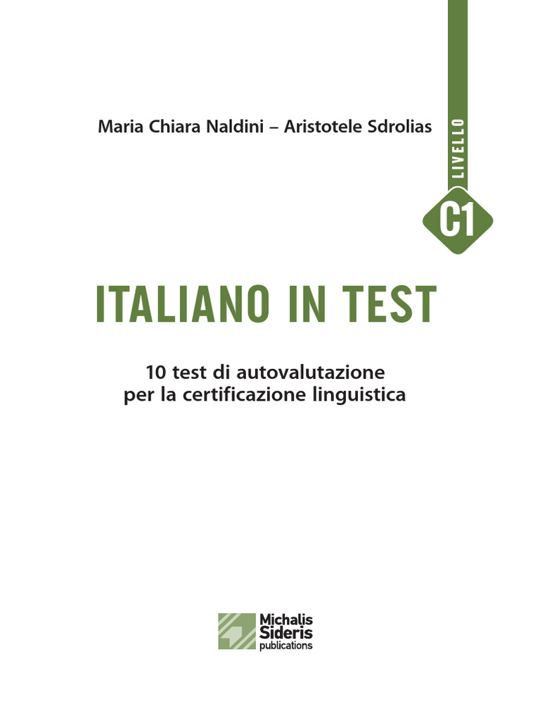 Italiano in Test C1 | PDF