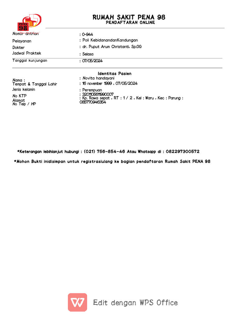 pendaftaran pena | PDF