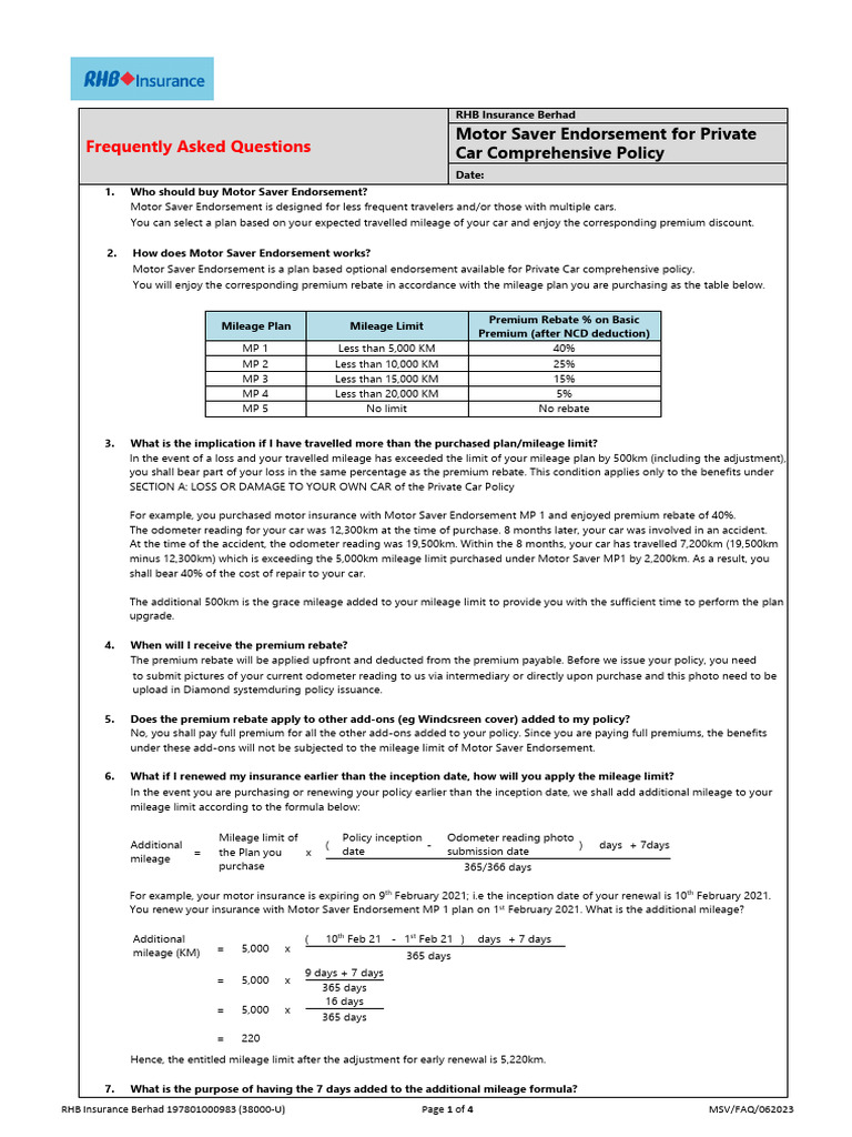 Motor Saver FAQ | PDF