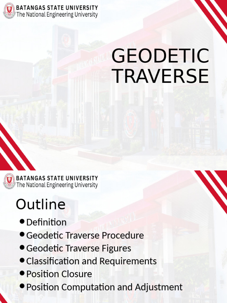 Lec3 Geodetic Traverse | PDF