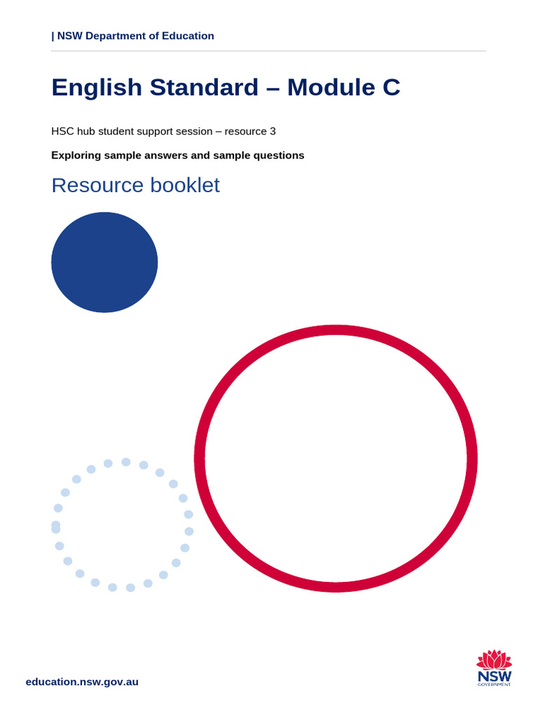 English Standard Resource 3 Answers Sample Questions Discursive Module ...
