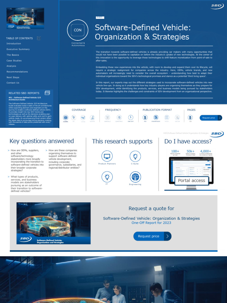 403 Report Preview - Software Defined Vehicle Organization and ...