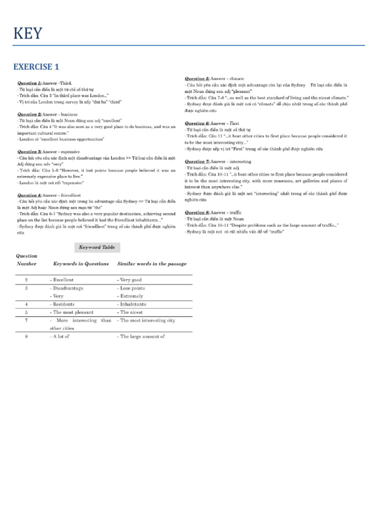 KEY GAP FILLING | PDF