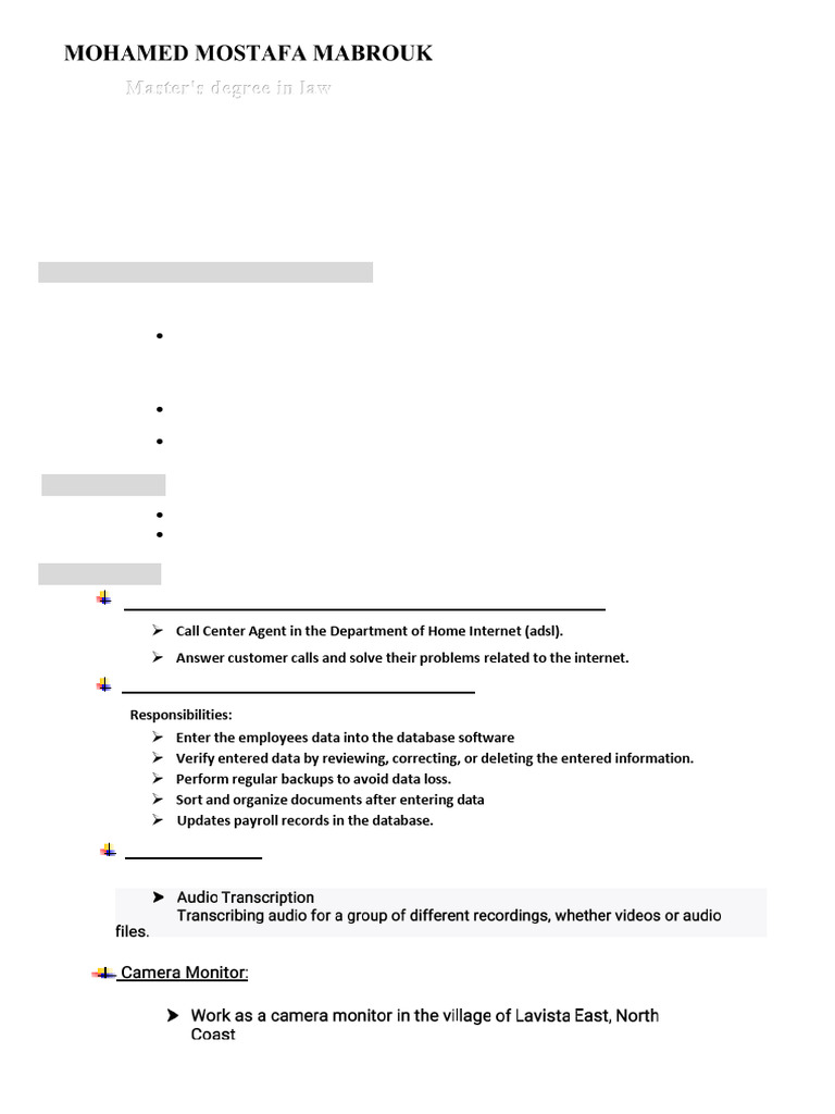 Mohamed Mostafa | PDF | Computers