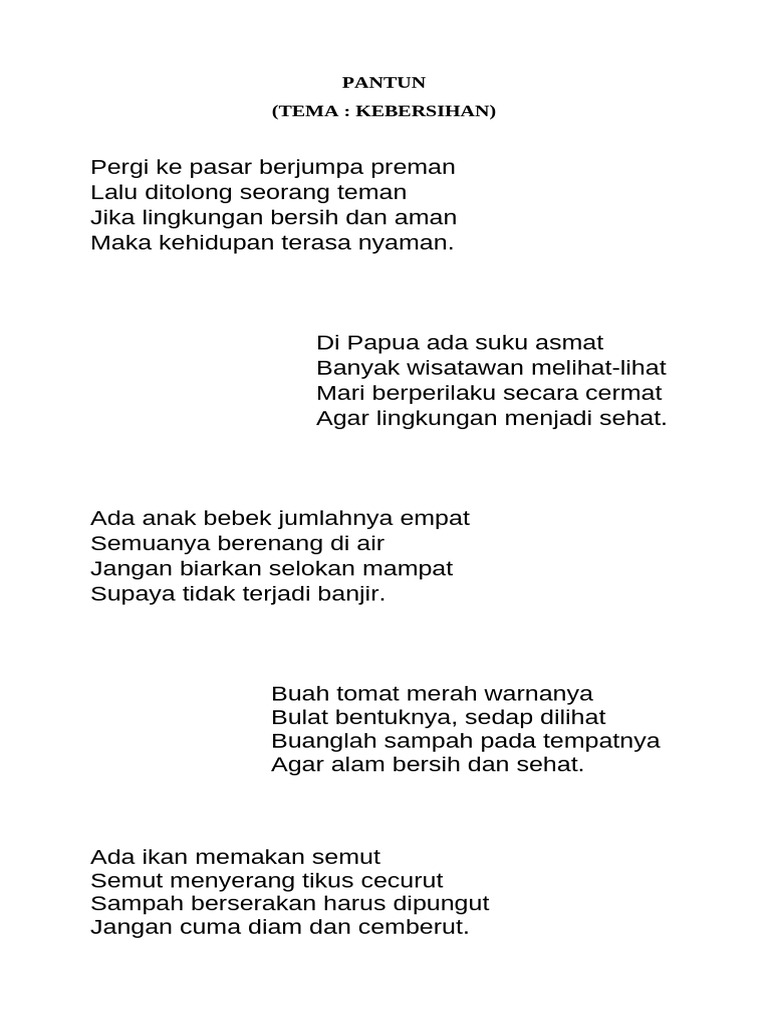 PANTUN | PDF