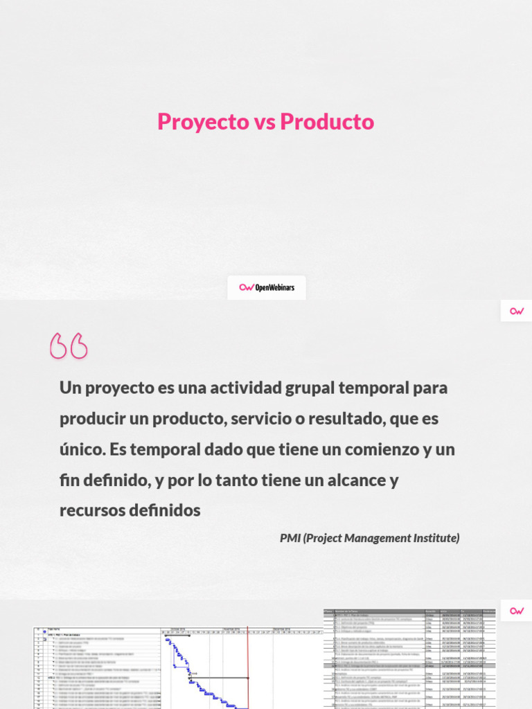 Producto_vs_Proyecto | PDF