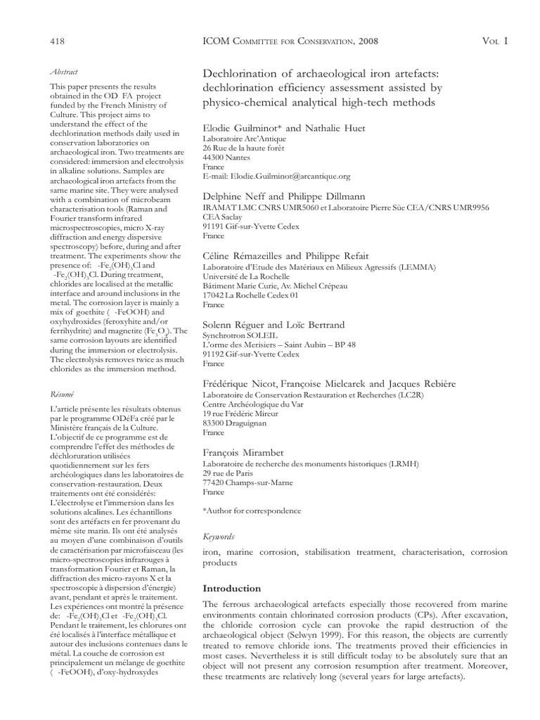 ICOM-CC - 2008 - New Delhi - 68 | PDF