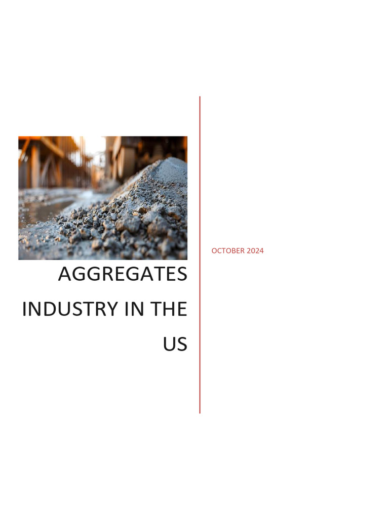 Aggregates Industry in The US | PDF