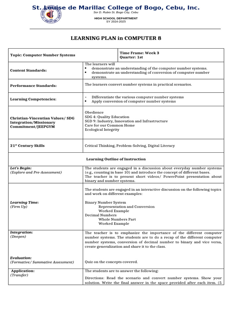 LP TLE 8 Wk3Q1 | PDF