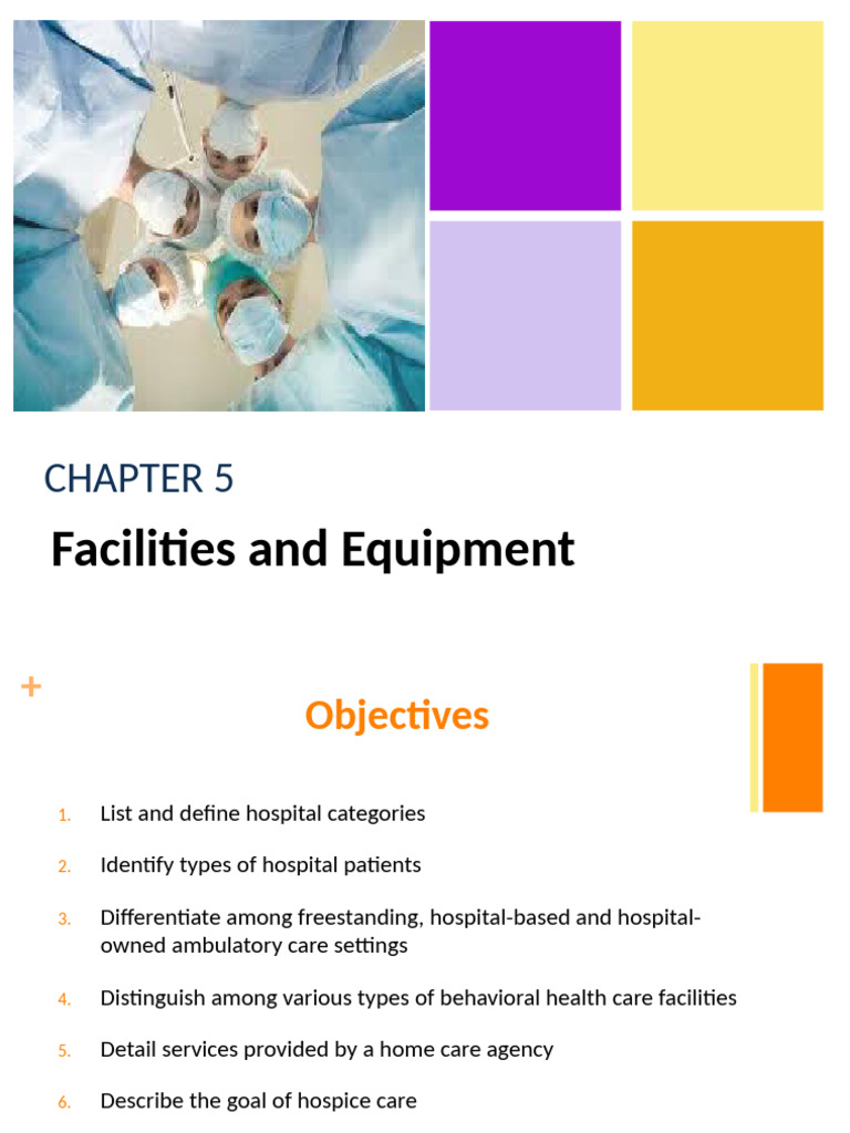 Chap 5 Facilities and Equipment | PDF