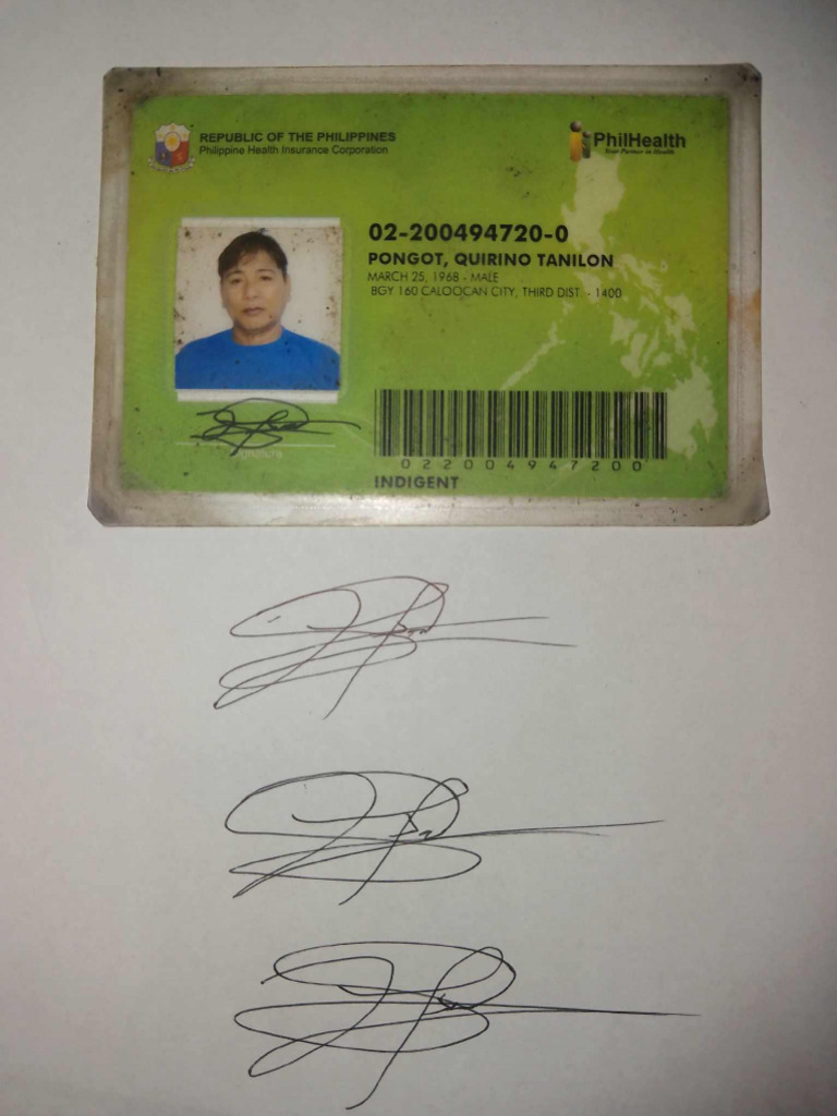 Id With Signature | PDF