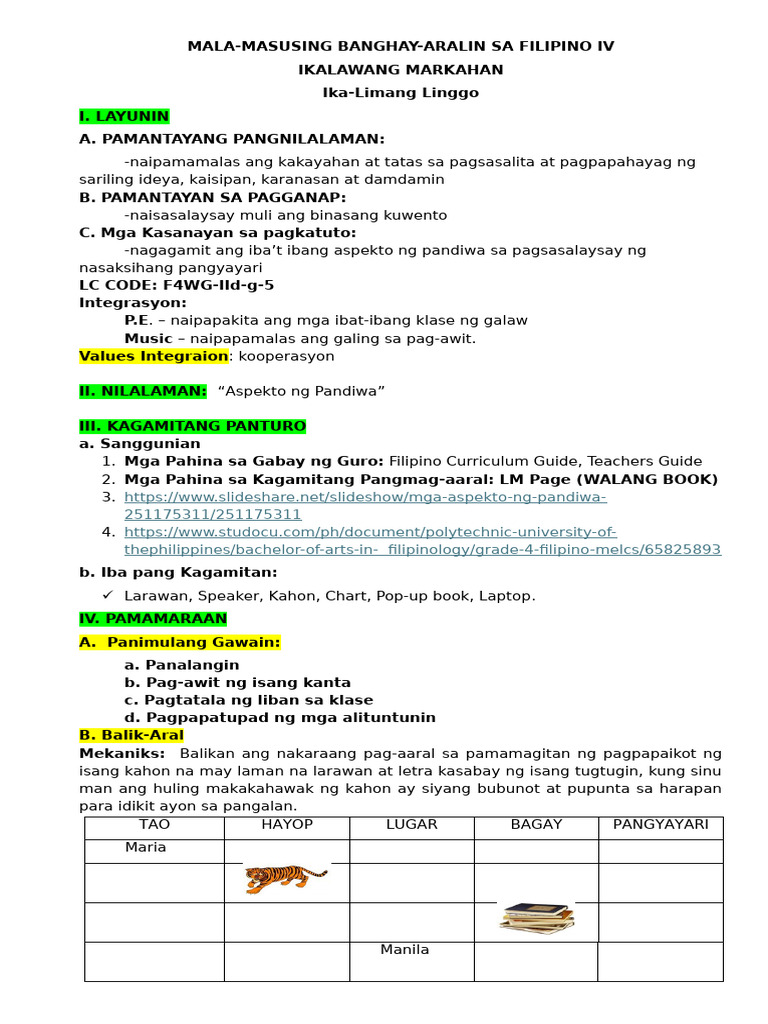 John DLP in Fil. IV | PDF