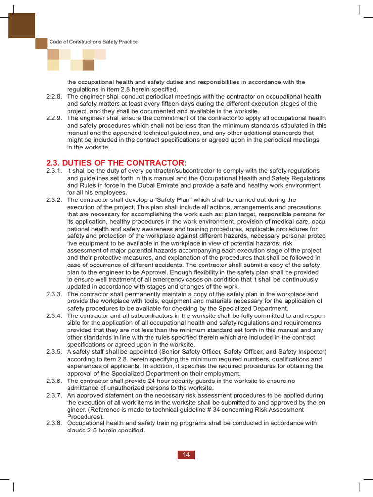 Construction Safety 2 | PDF