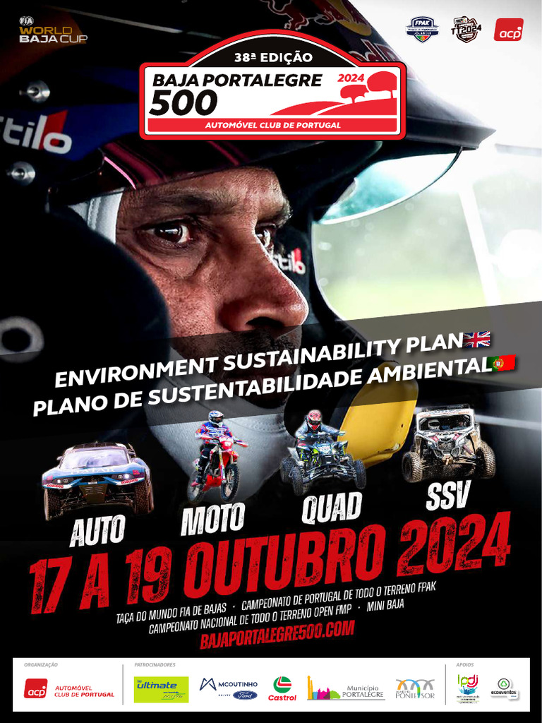 Baja Portalegre 500 2024 - Plano de Sustentabilidade | PDF