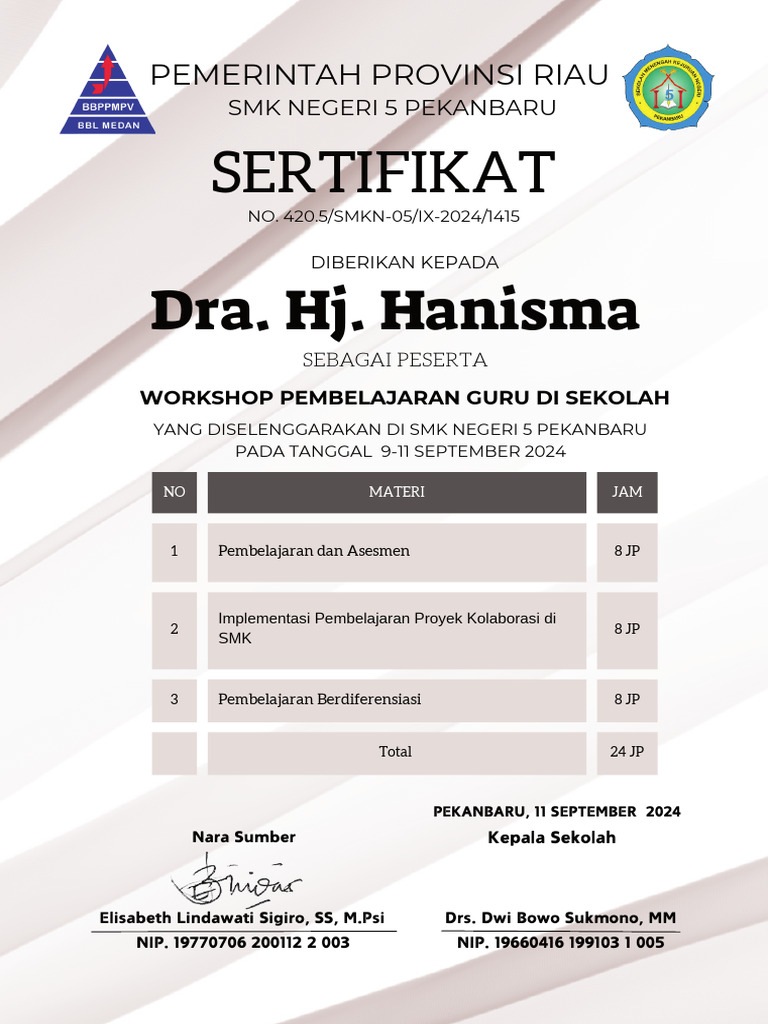 (Buat Banyak 1) Sertifikat | PDF