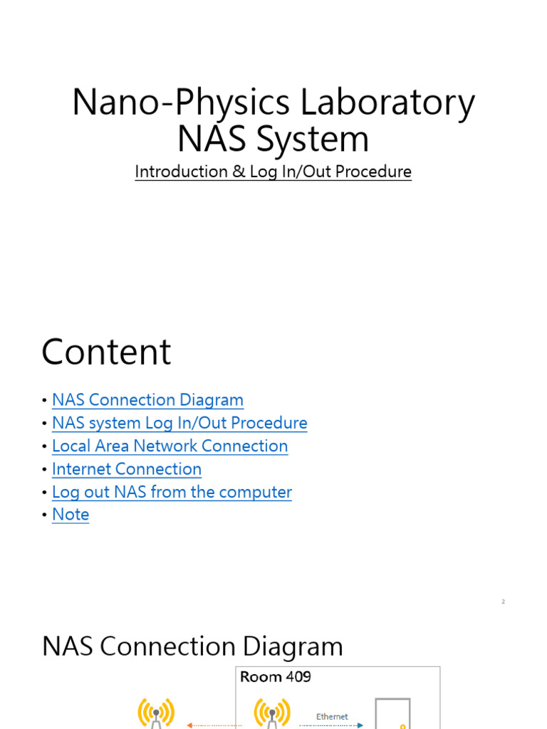 Lab Member NAS SOP - English Version | PDF