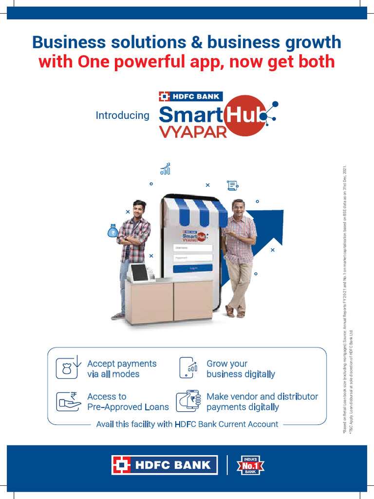SmartHub Vyapar Brochure Rev | PDF