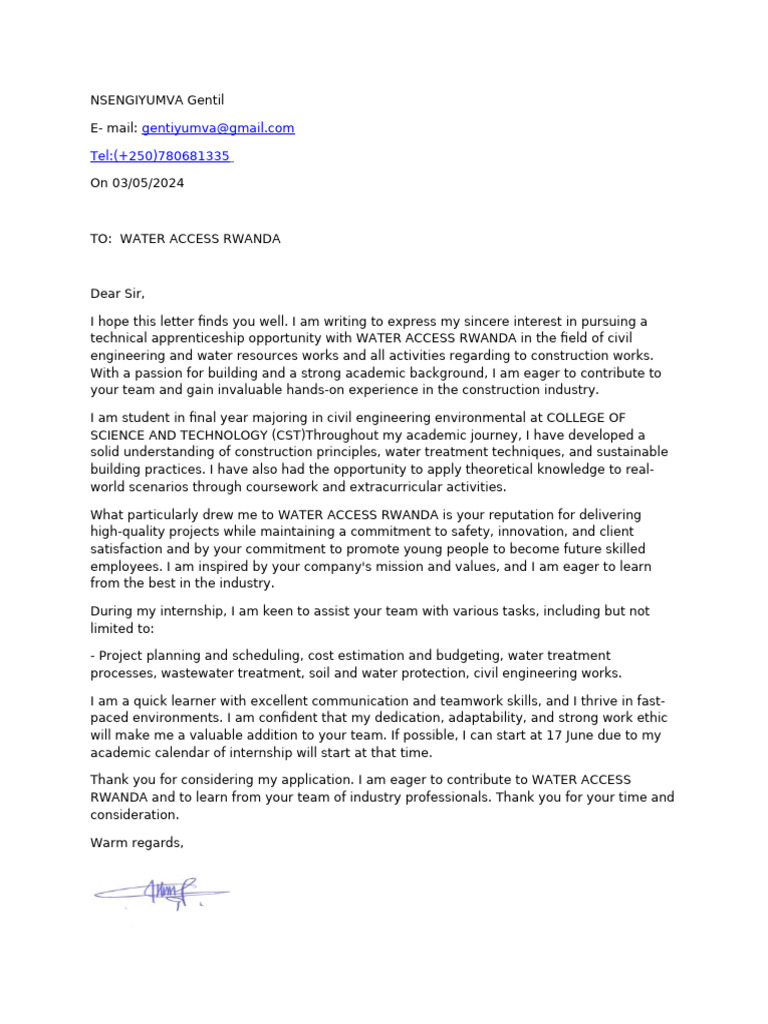 Water Access Rwanda | PDF