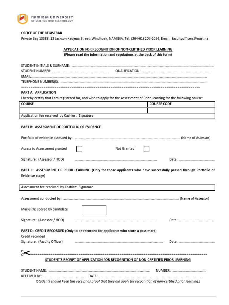 Recognition of Prior Learning | PDF