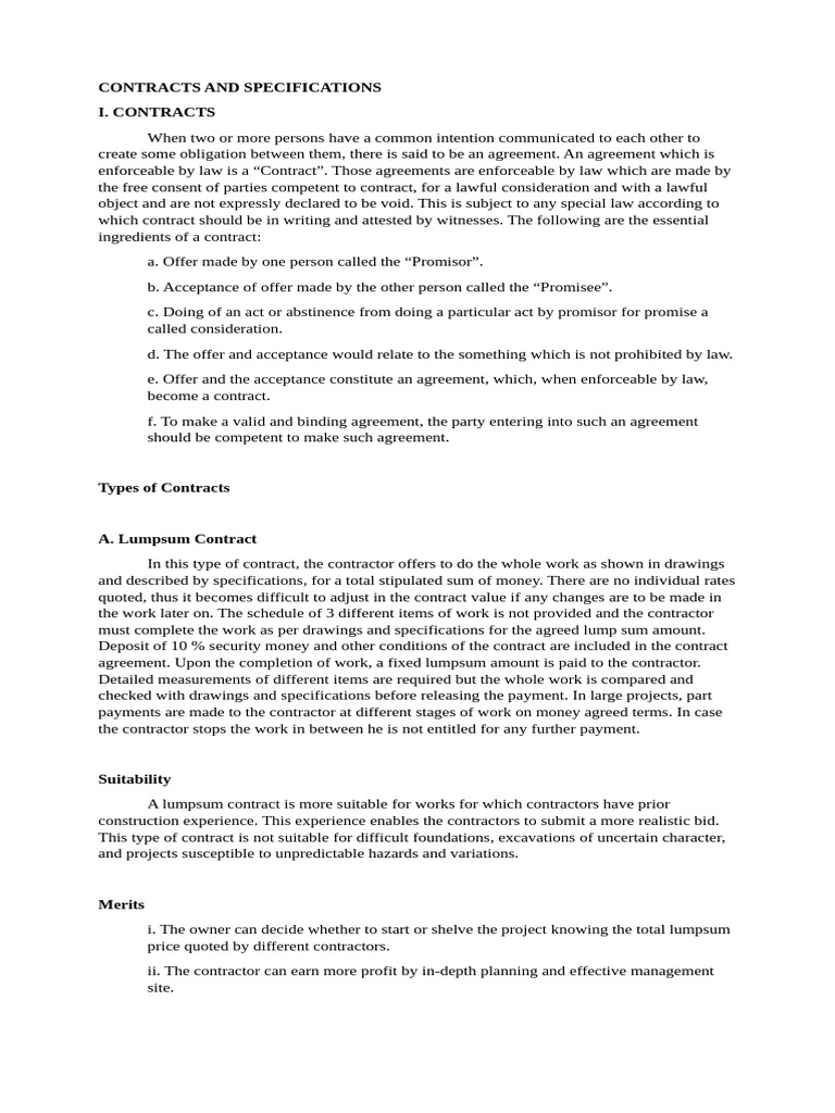 Group 5 - Contracts and Specifications | PDF | Specification (Technical ...