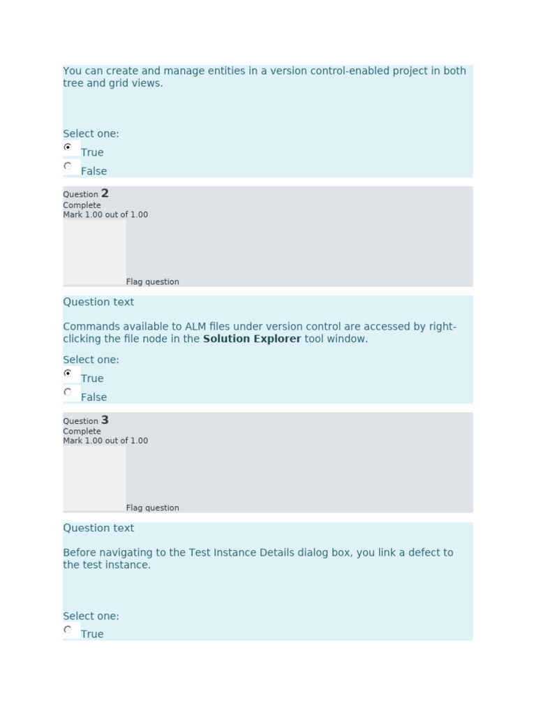 Finals Quiz 1 Application Lifecycle Management 1 | PDF