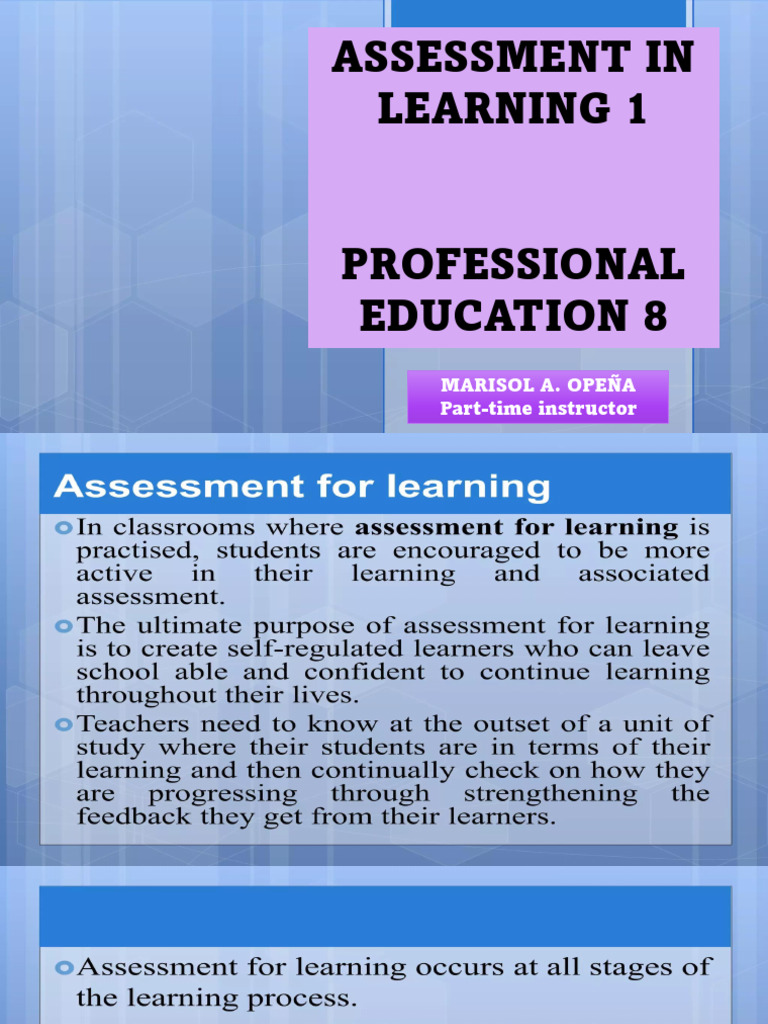 Ail 1 Definition and Types of Assessment | PDF