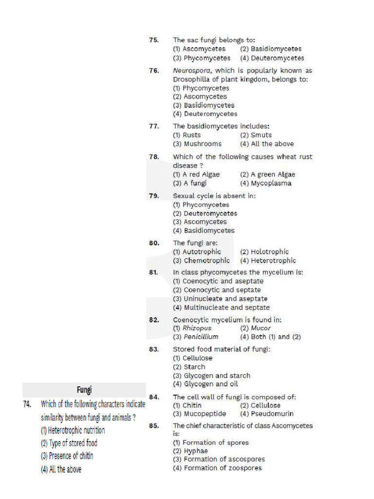 Fungi and Virus | PDF