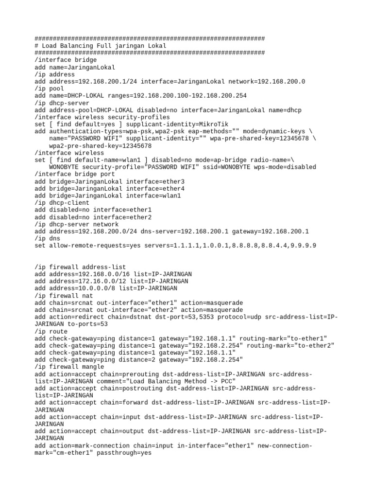 Auto Load Balancing | PDF