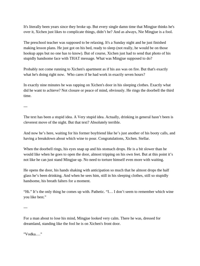 NieLan Exes AU by Swordsonnet & JadeXichen | PDF