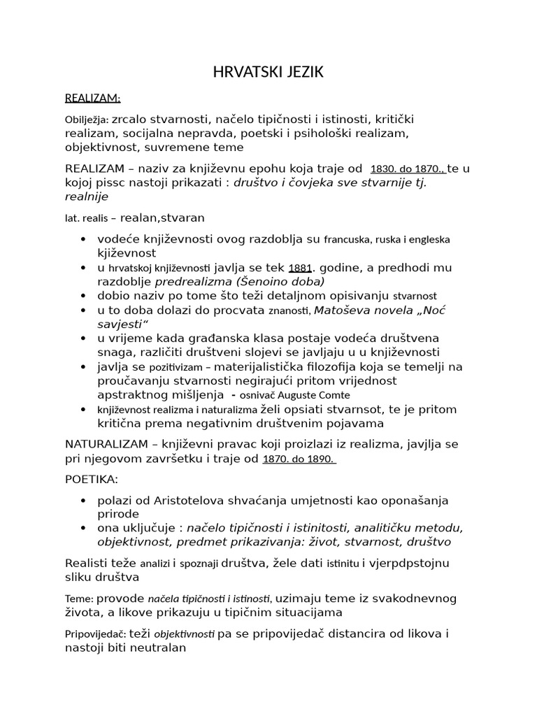 Hrvatski Jezik | PDF