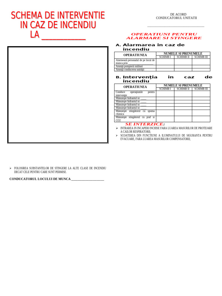 Schema de Interventie | PDF