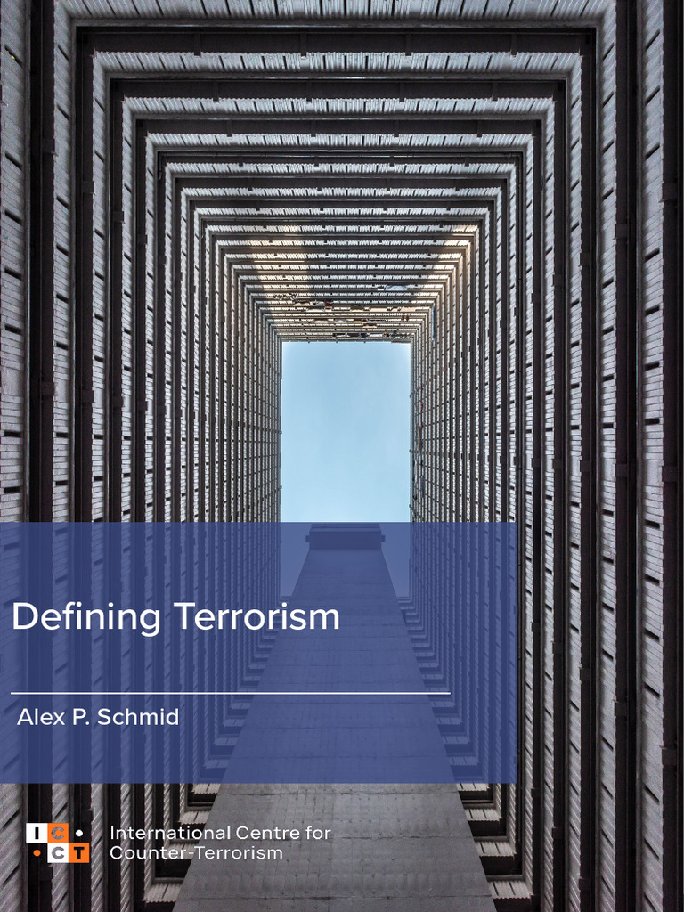 Schmidt - Defining Terrorism - 1 | PDF