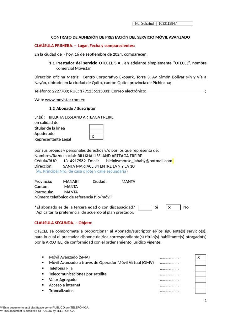 CSA Contract Template 1.1 | PDF