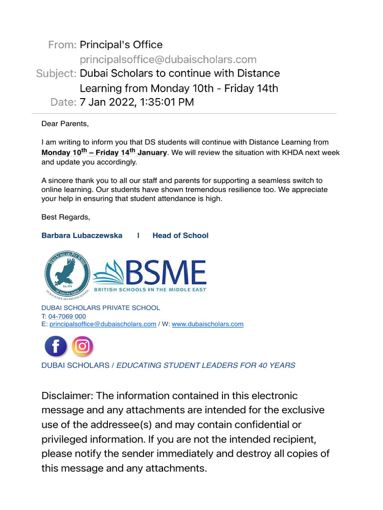 Long Distance Meaning Formal Email Example | PDF