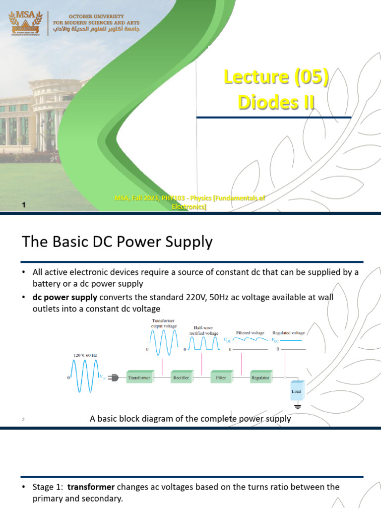 PHY103 - Physics - Lecture 05 | PDF