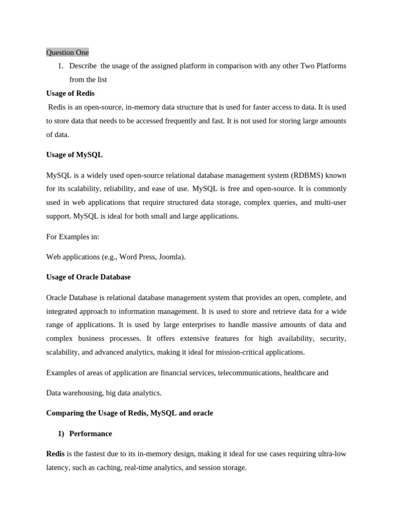 Database Assignment | PDF | Databases | Relational Database Database Assignment | PDF | Databases | Relational Database