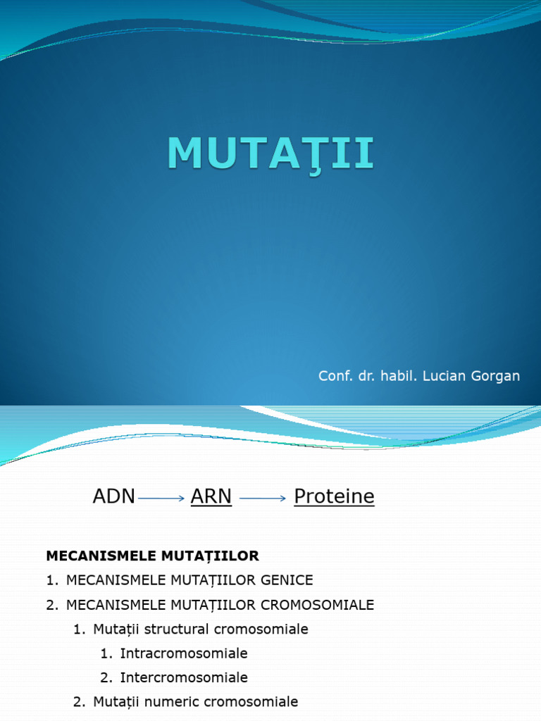Mutatii | PDF