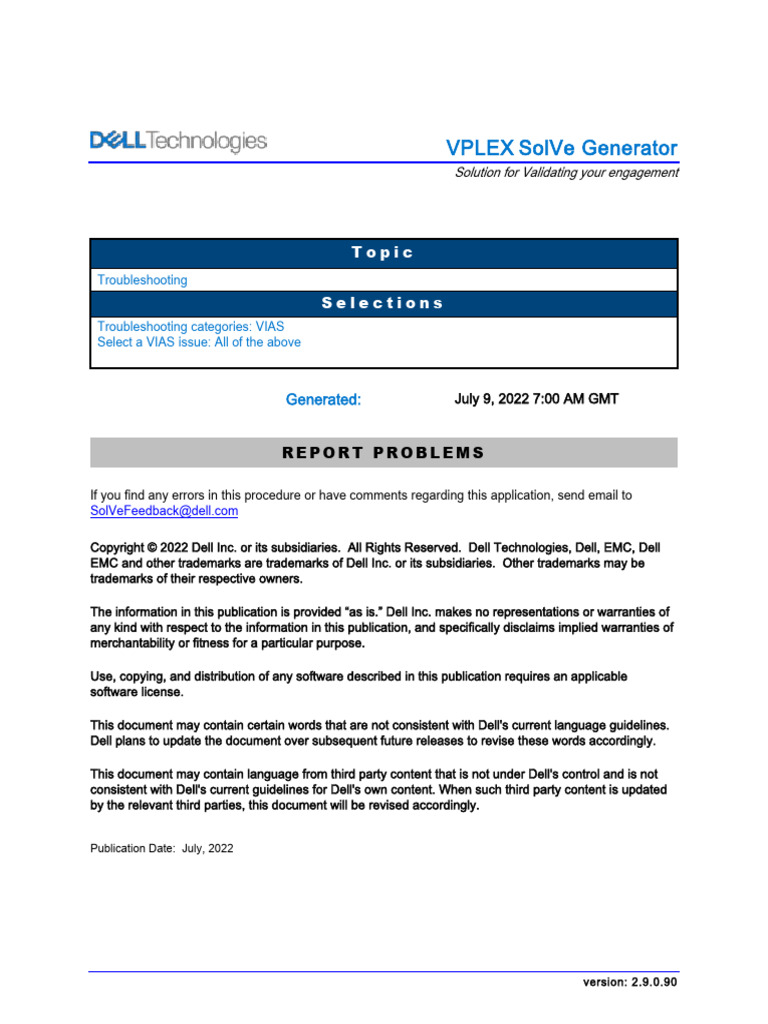 VPLEX - Troubleshooting-VIAS 4 | PDF