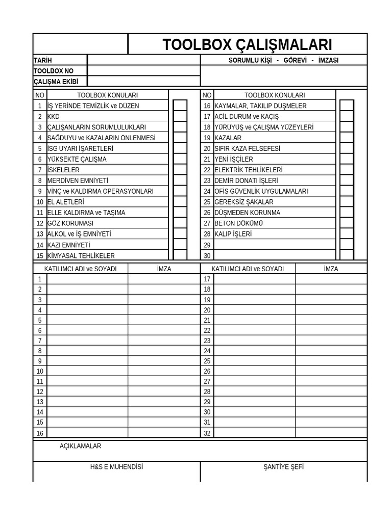 00 - Toolbox Formu | PDF
