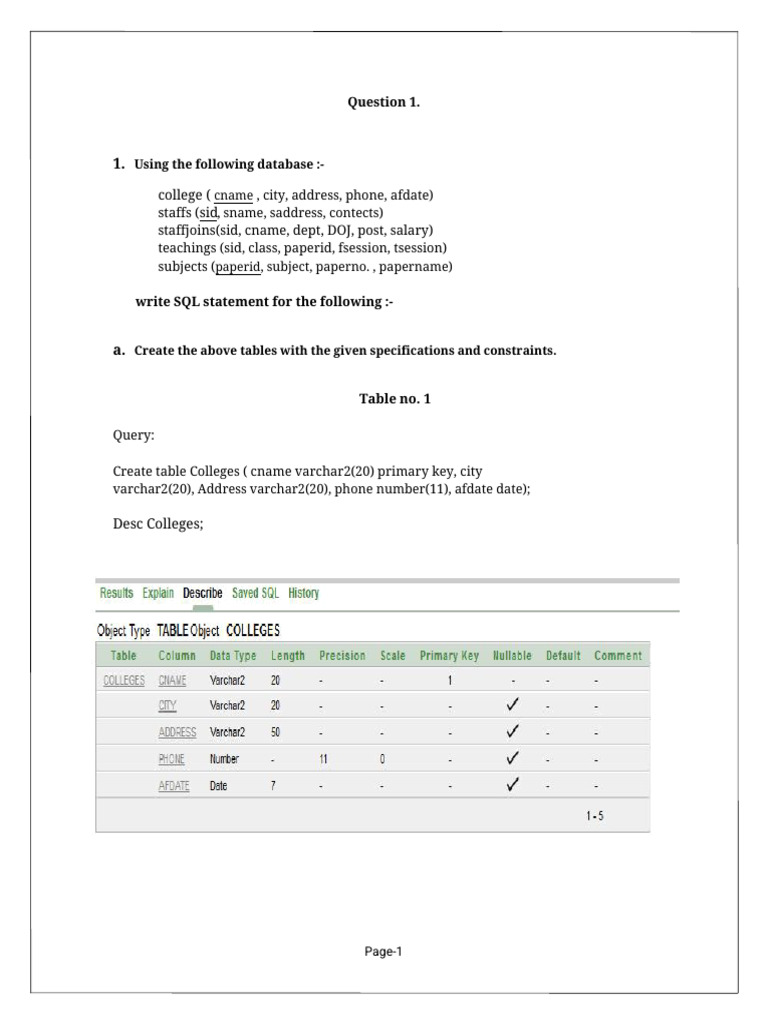 Database1 Lekhu | PDF
