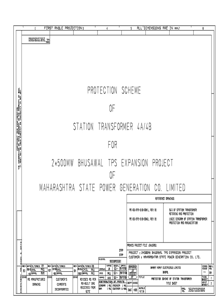 STRP As Built Drawing Rev. 04 | PDF