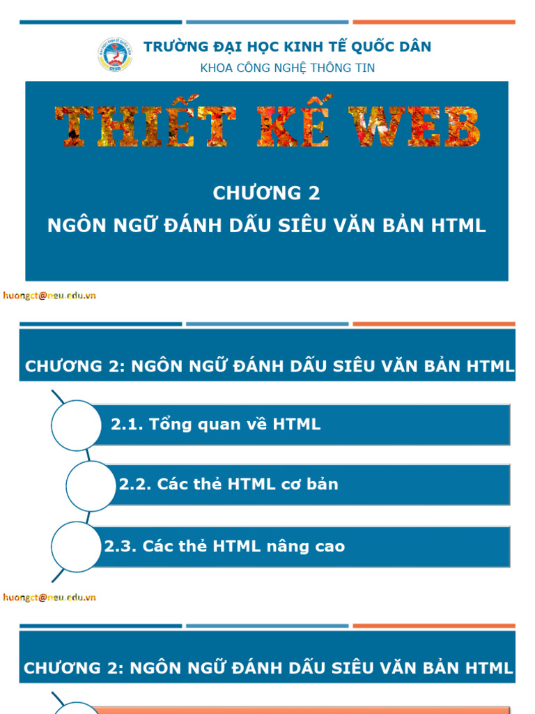 Chuong 2-NgÃ N Ngá HTML - Unlocked | PDF