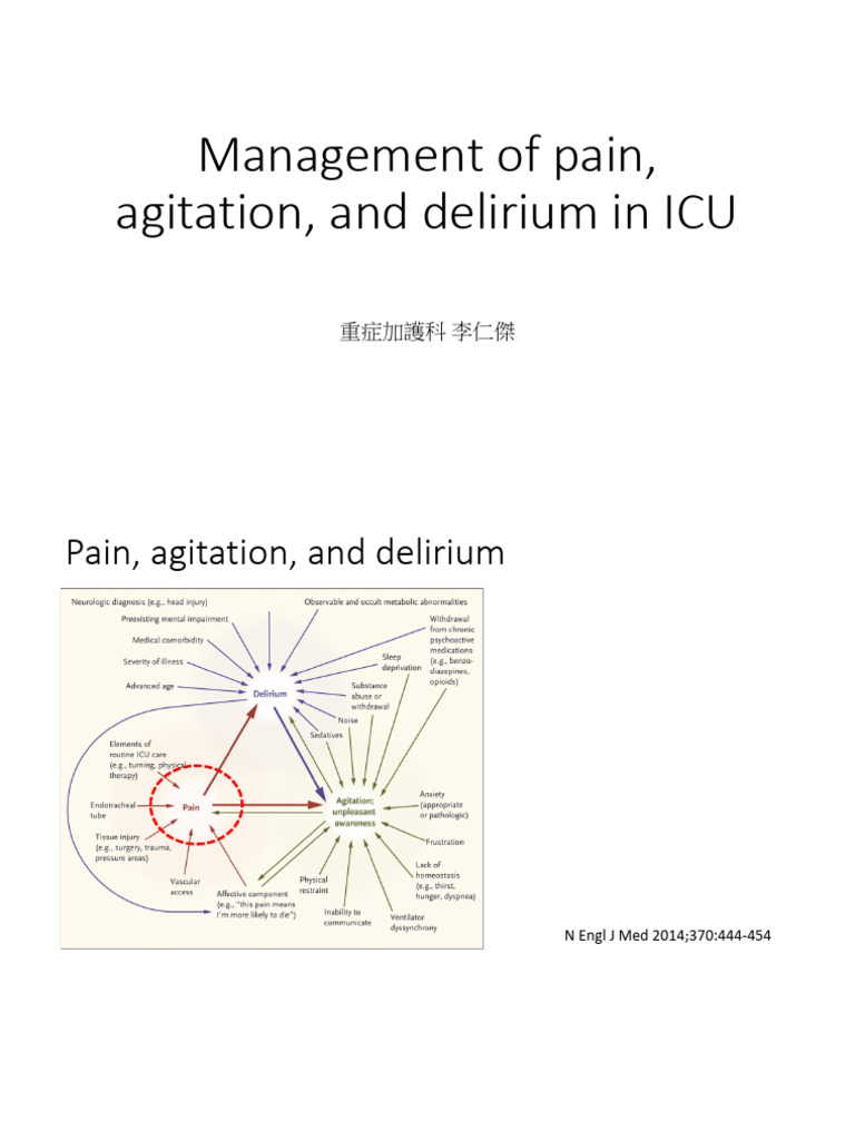 Management of Pain, Agitation, and Delirium in ICU | PDF