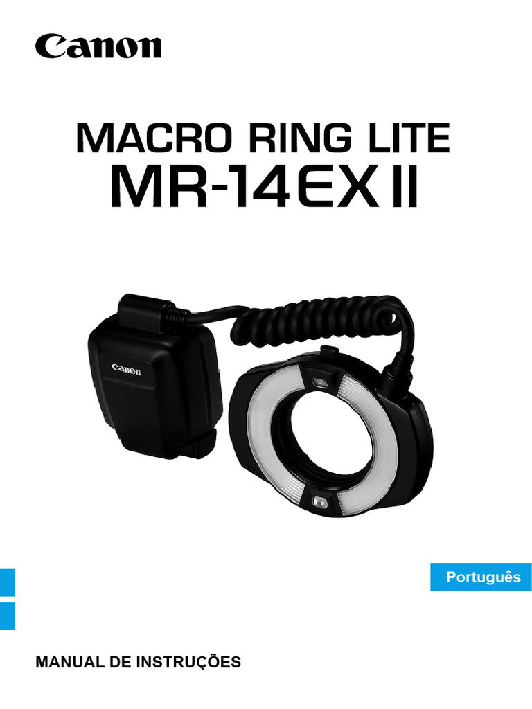 Macro Ring Lite MR-14EX II Instruction Manual PT | PDF